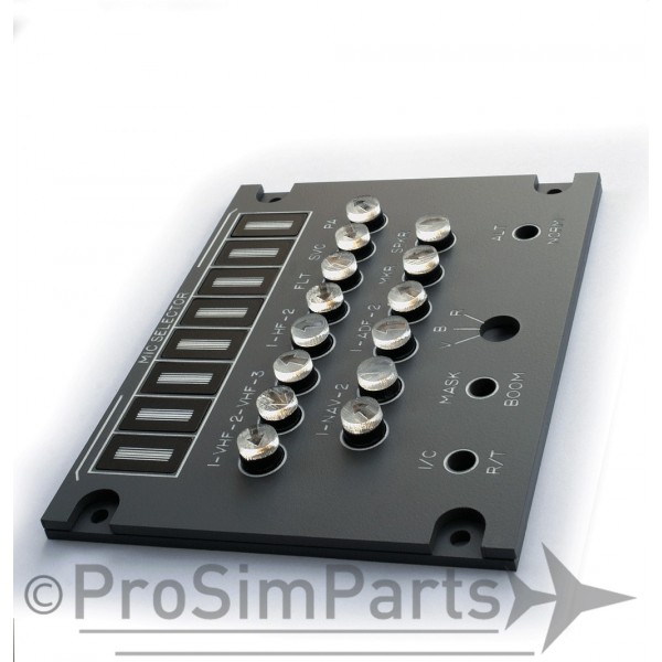 Boeing 737 pedestal panels set + Fire Panel - PROSIMPARTS